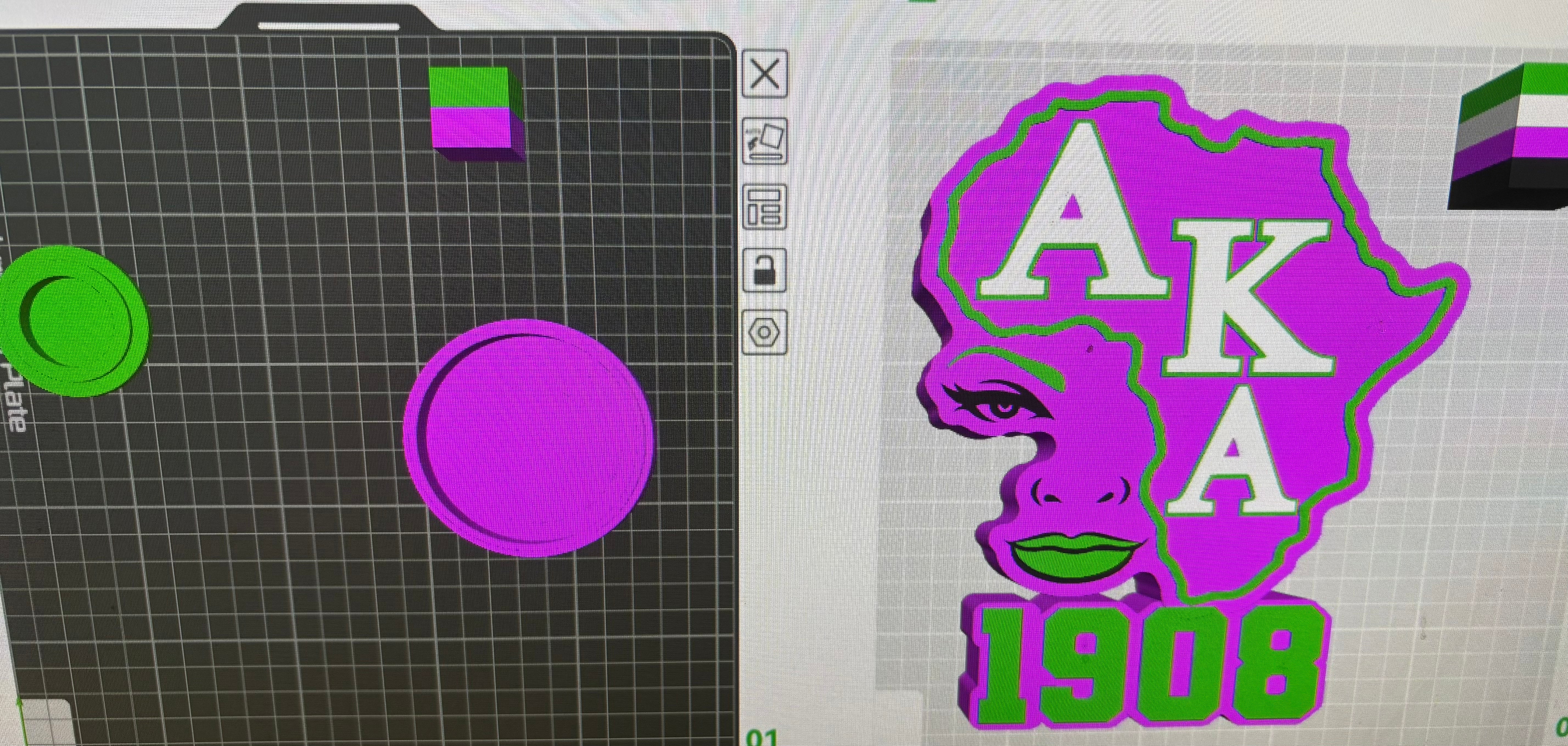 AKA Face lamp (Digital File) – TyElle Designs